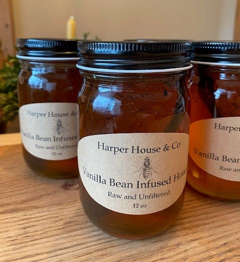Vanilla Bean Infused Honey – Harper House and Co